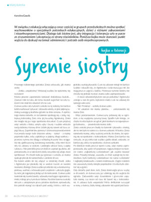 Syrenie siostry [bajka o tolerancji] - Miesięcznik - BLIŻEJ PRZEDSZKOLA