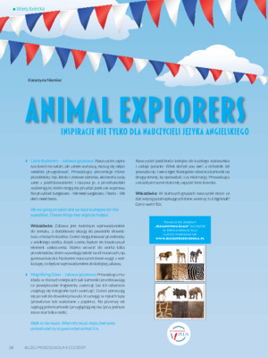 ANIMAL EXPLORERS - Miesięcznik - BLIŻEJ PRZEDSZKOLA