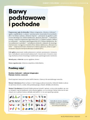Barwy podstawowe i pochodne - Miesięcznik - BLIŻEJ PRZEDSZKOLA