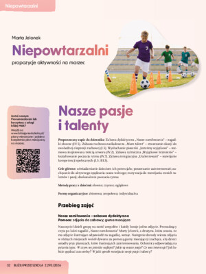 Nasze pasje i talenty - Scenariusze zajęć wieloobszarowych - BLIŻEJ ...
