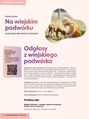 Odgłosy z wiejskiego podwórka - Scenariusze zajęć wieloobszarowych ...