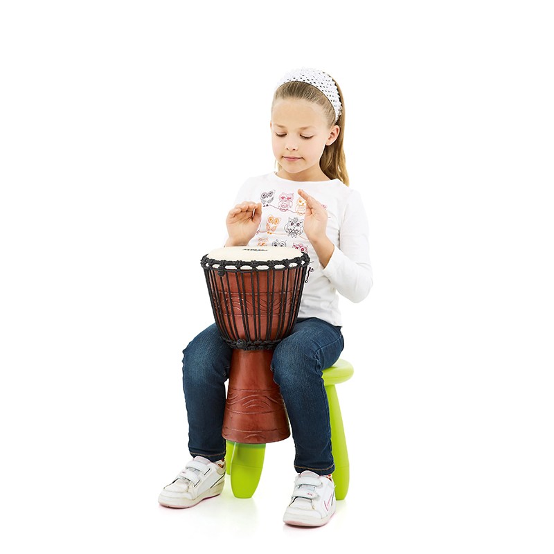 Bęben djembe 8" drewniany, naciąg ze skóry