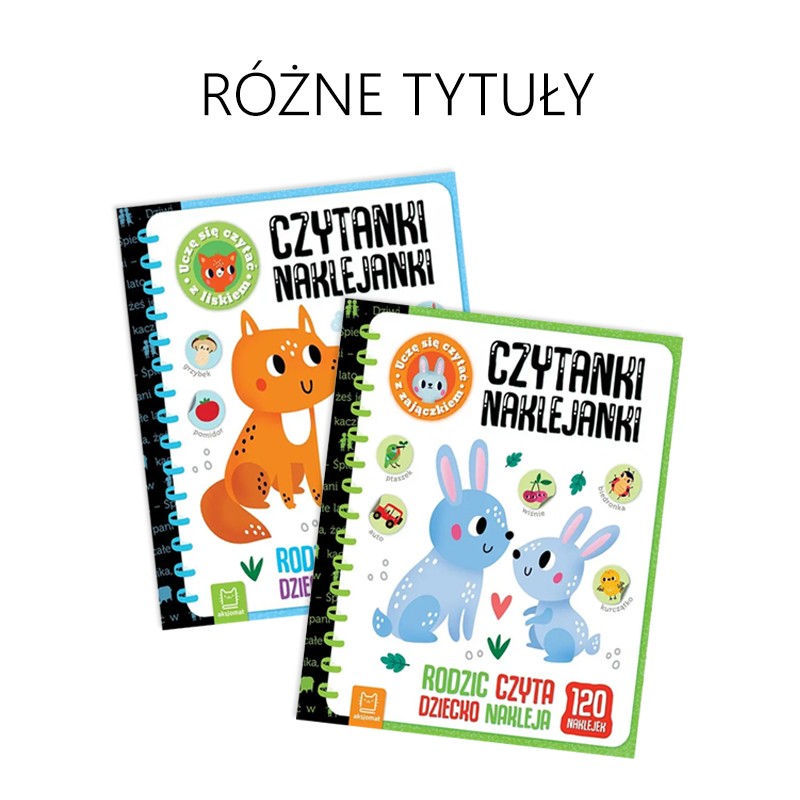 Czytanki-naklejanki. Uczę się czytać- RÓŻNE TYTUŁY