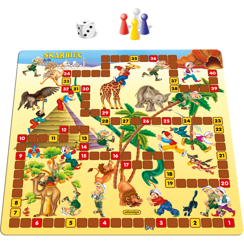 Skarbiec - Przygodowa Gra Planszowa dla Dzieci